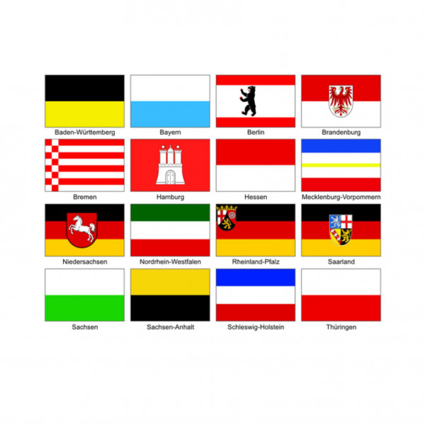 Fahnen der Bundesländer – Fahnen für jedes Bundesland